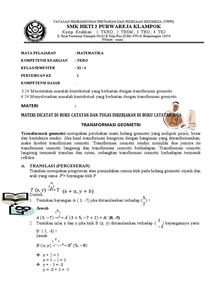Matematika XI TKRO 1 12 | PDF