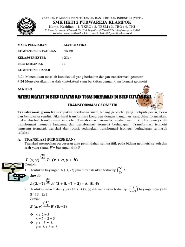 Matematika XI TKRO 1 12 | PDF