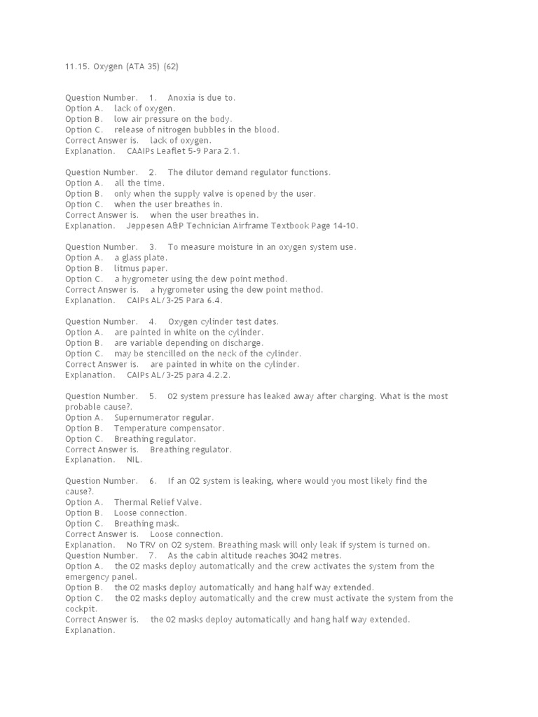 Ata 35 | Download Free PDF | Oxygen | Breathing