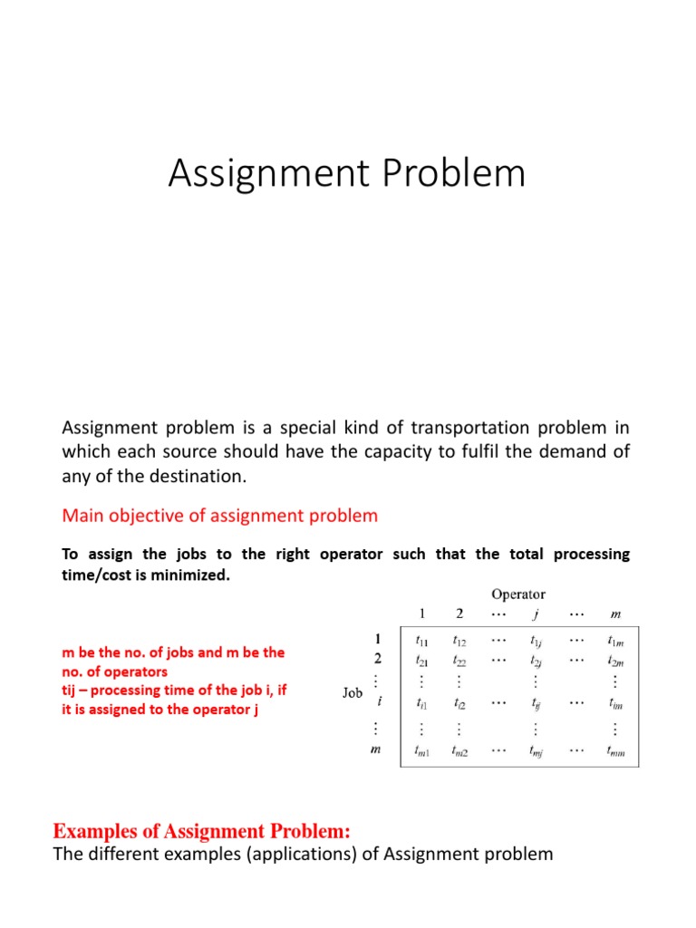 @4 - Assignment Problem | PDF | Mathematical Logic | Theoretical ... @4 - Assignment Problem | PDF | Mathematical Logic | Theoretical ...