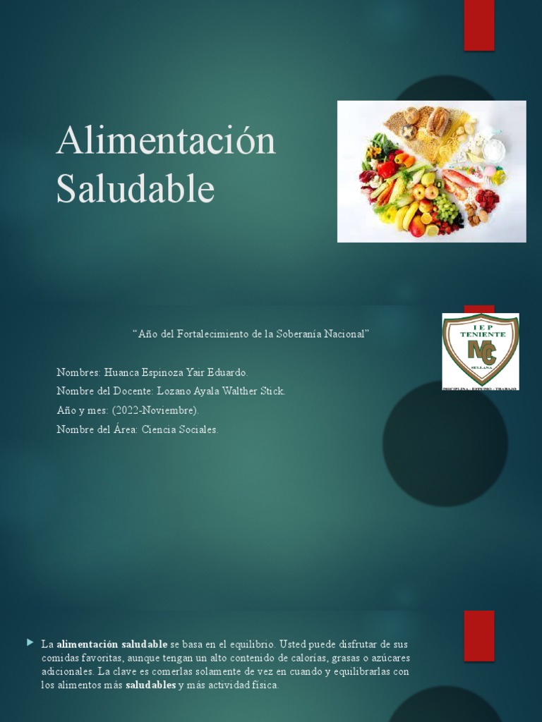 Alimentación Saludable | PDF
