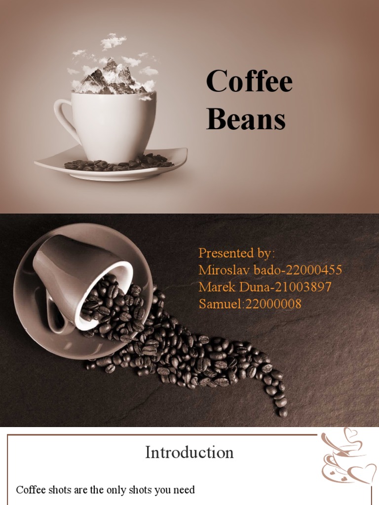 Assignment 1 Coffee Beans Presentation | PDF