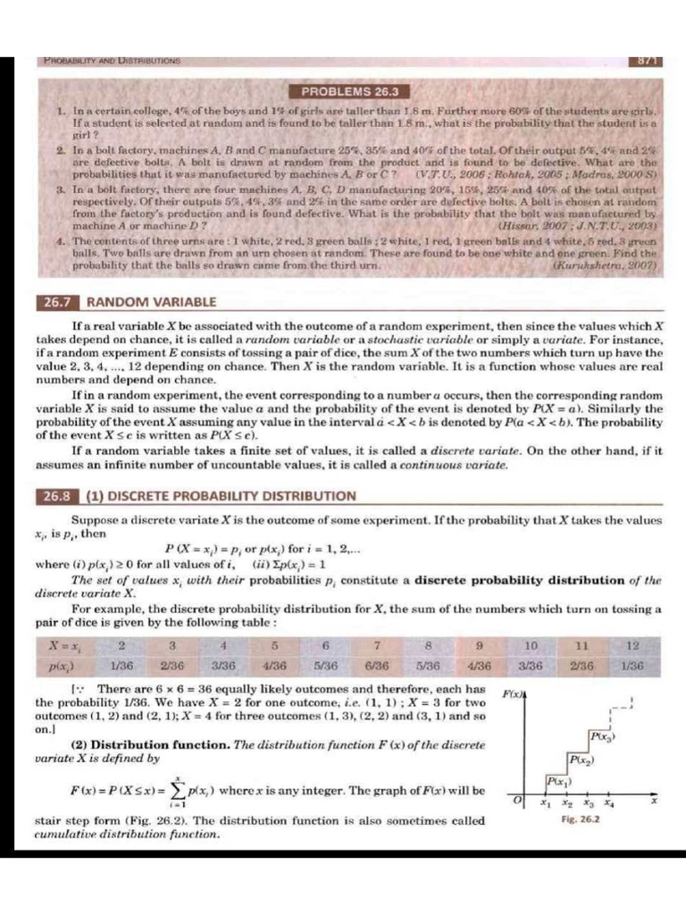 Probability and Statistics | PDF