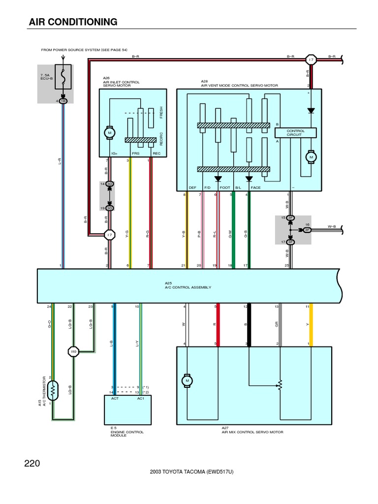 AC Wiring Diagram | PDF | Air Conditioning | Electric Motor