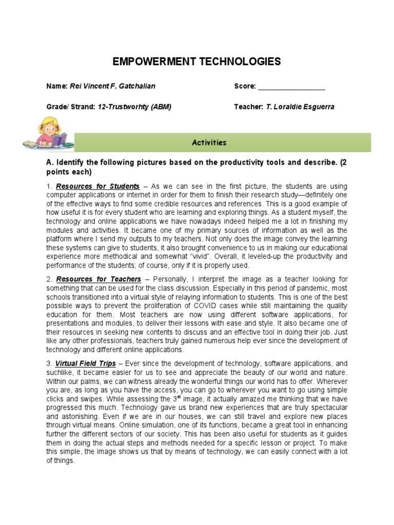 E-Tech (Activity #2) | Download Free PDF | Multimedia | Internet