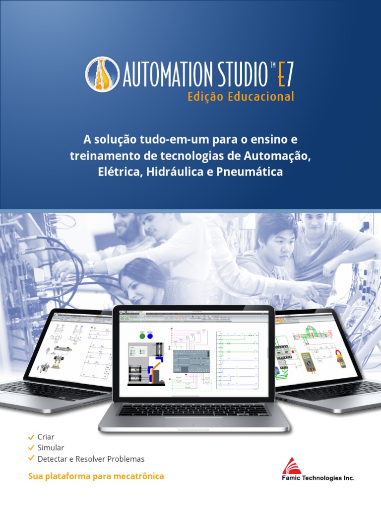 Automation Studio E7 Brochure Portuguese High | PDF | Controlador ...