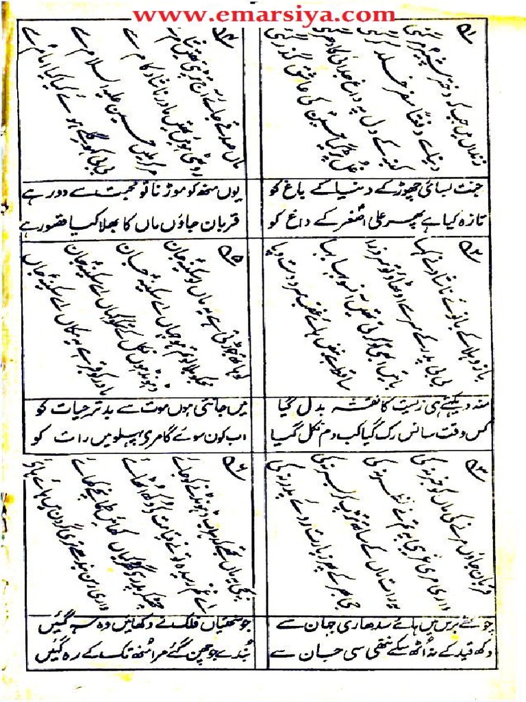 Zindan Main Jab Ke Dukhtar e Shabbir Mar Gayi | PDF