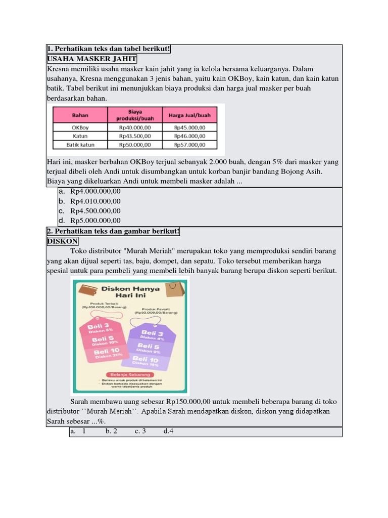 Soal Numerisasi | PDF