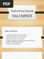 Talumpati Format | PDF