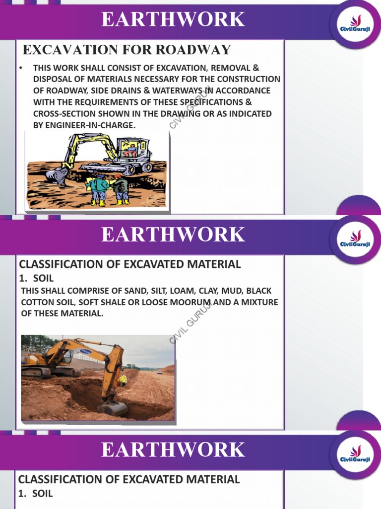 Earthwork, Embankment & Subgrade Speci - Watermark | PDF | Economic ...
