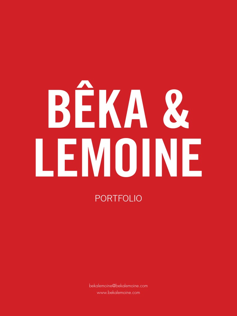 Beka Lemoine Portfolio Eng | PDF