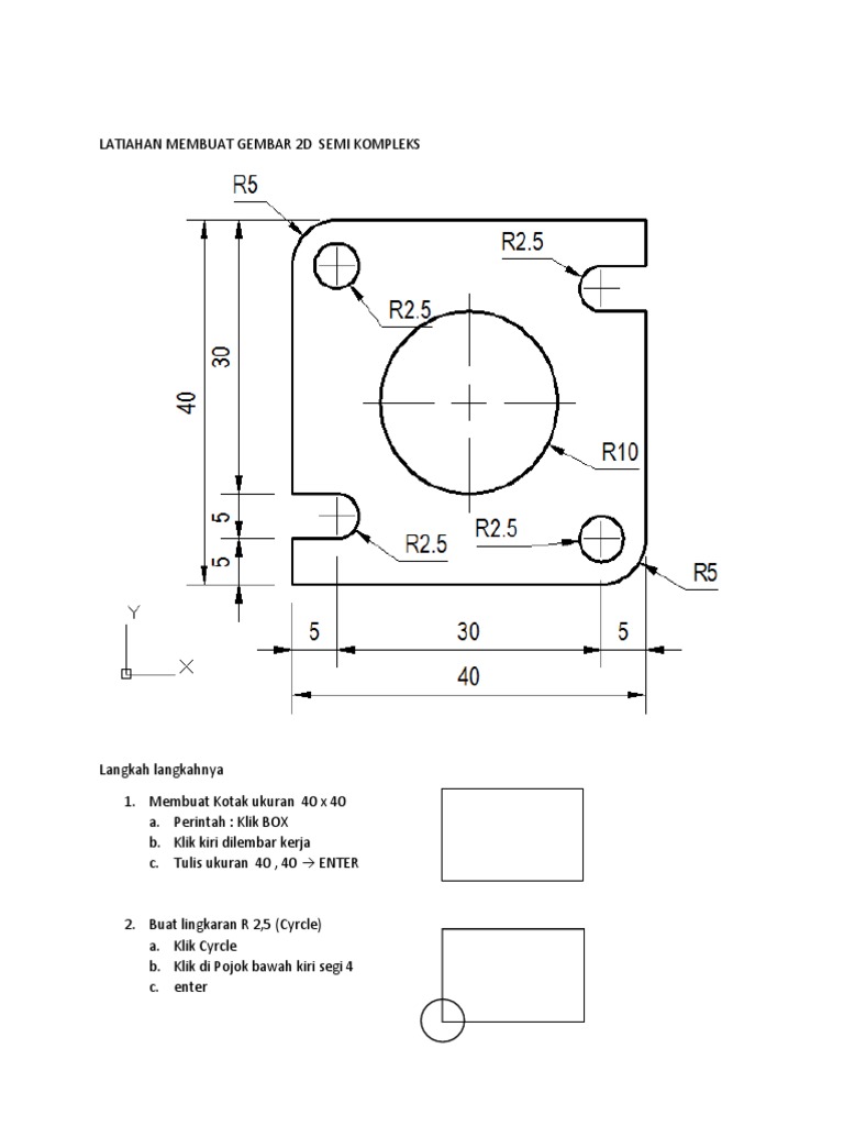 Materi Dan Tugas Membuat Gembar 2D Semi Kompleks (2 April) | PDF ...