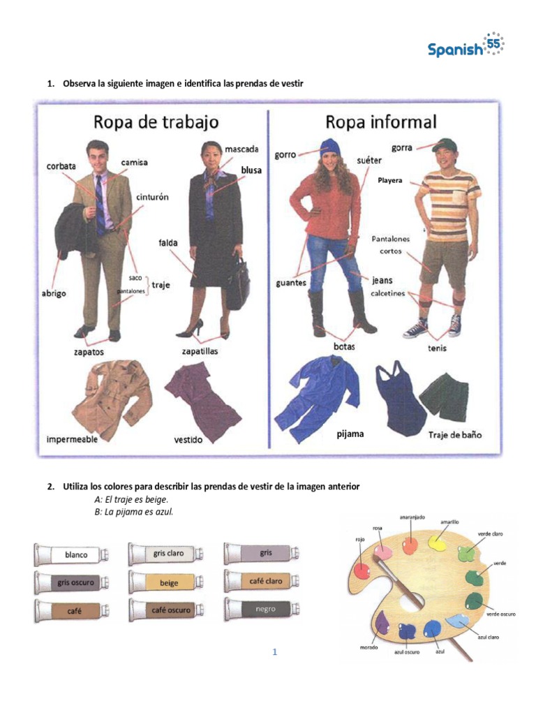 Conexión55 Unidad 4 | PDF | Verbo | Ropa