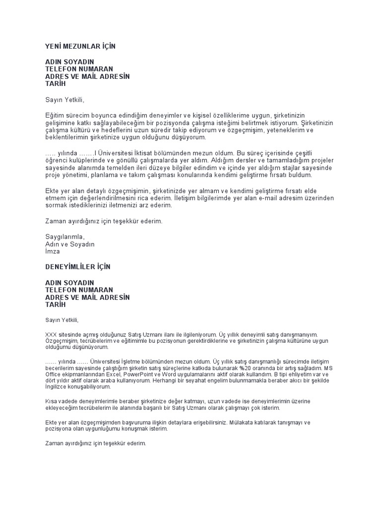 On Yazi Ornekleri | PDF On Yazi Ornekleri | PDF
