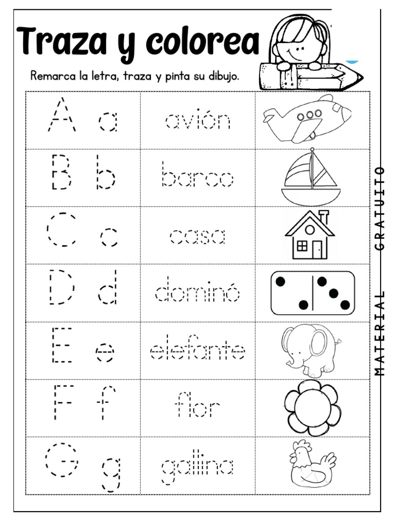 Copia de Traza y Colorea MtraMilCamLu | PDF