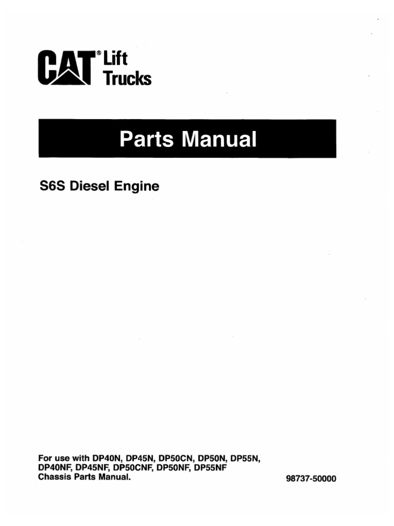 Motor Mitsubishi S6S DP50 | PDF