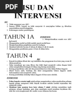 Contoh Intervensi PBD Berterusan | PDF