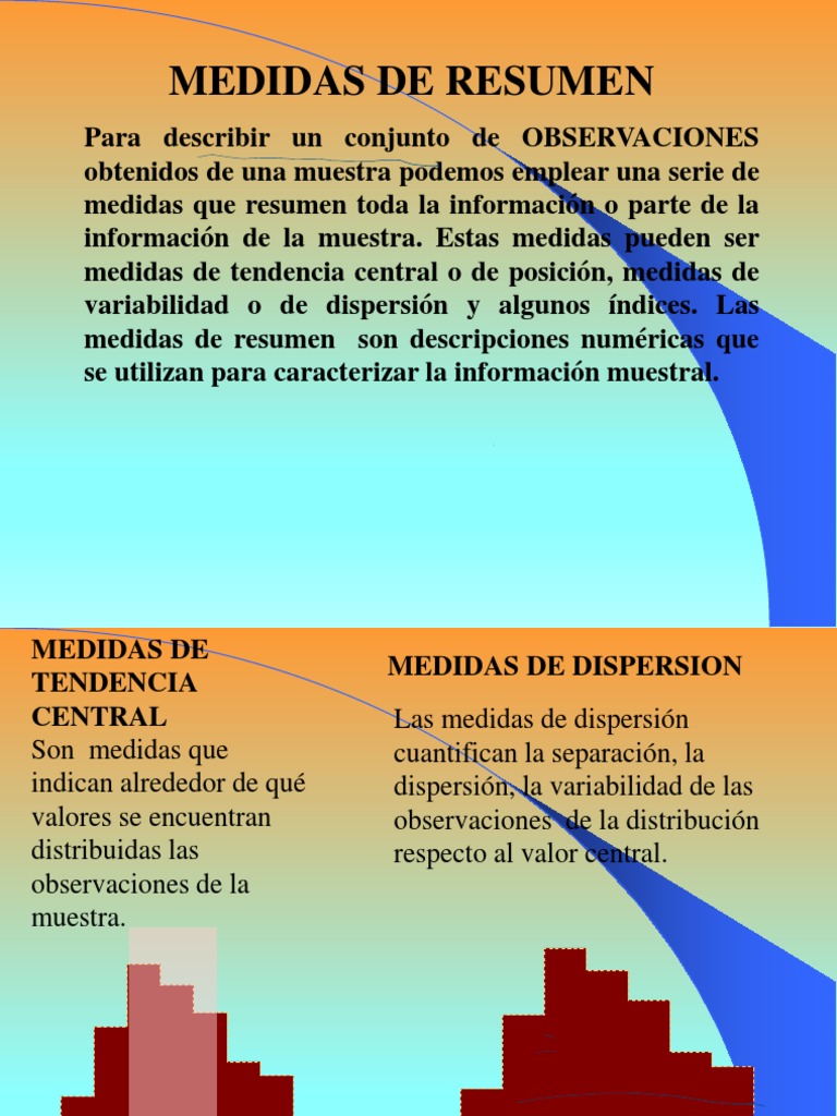 Tipos de Medida en Estadistica | PDF | Media | Muestreo (Estadísticas)