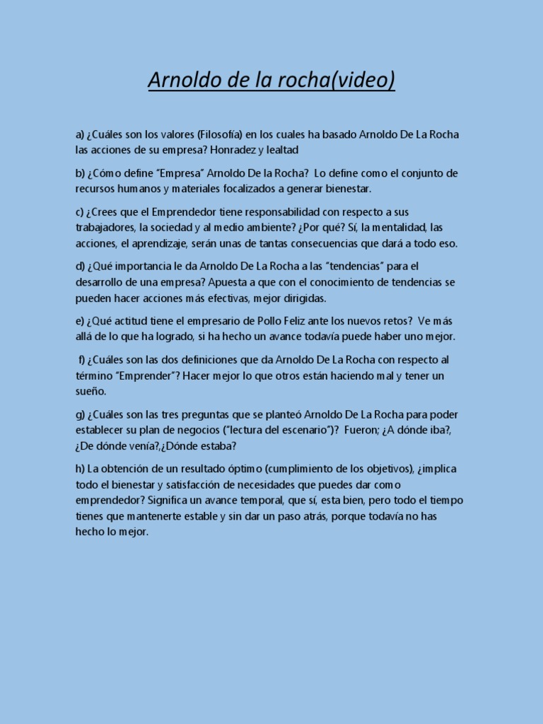 Arnoldo de La Rocha-Juan Amilcar | PDF | Crecimiento personal y ...