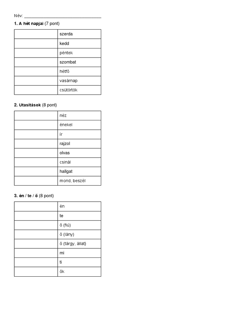 4c - Dolgozat 2 | PDF