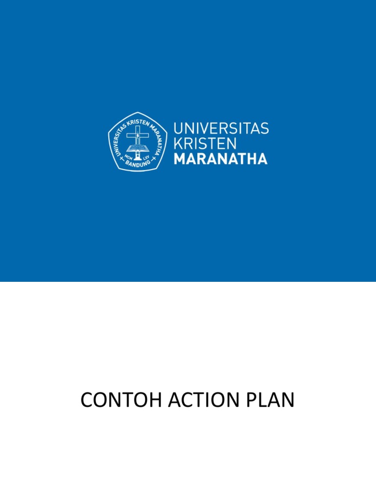 Contoh Action Plan | PDF | Pengelolaan Keuangan & Uang