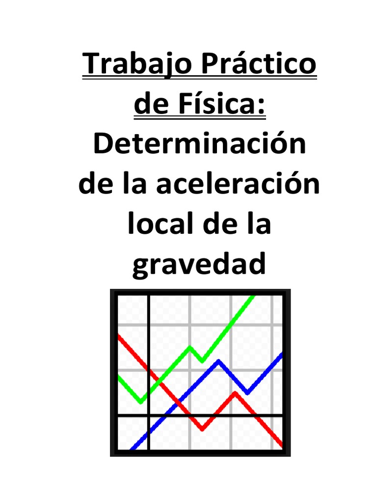 Fisica: Determinacion de La Aceleracion Local de La Gravedad | PDF | Gravedad | Medición