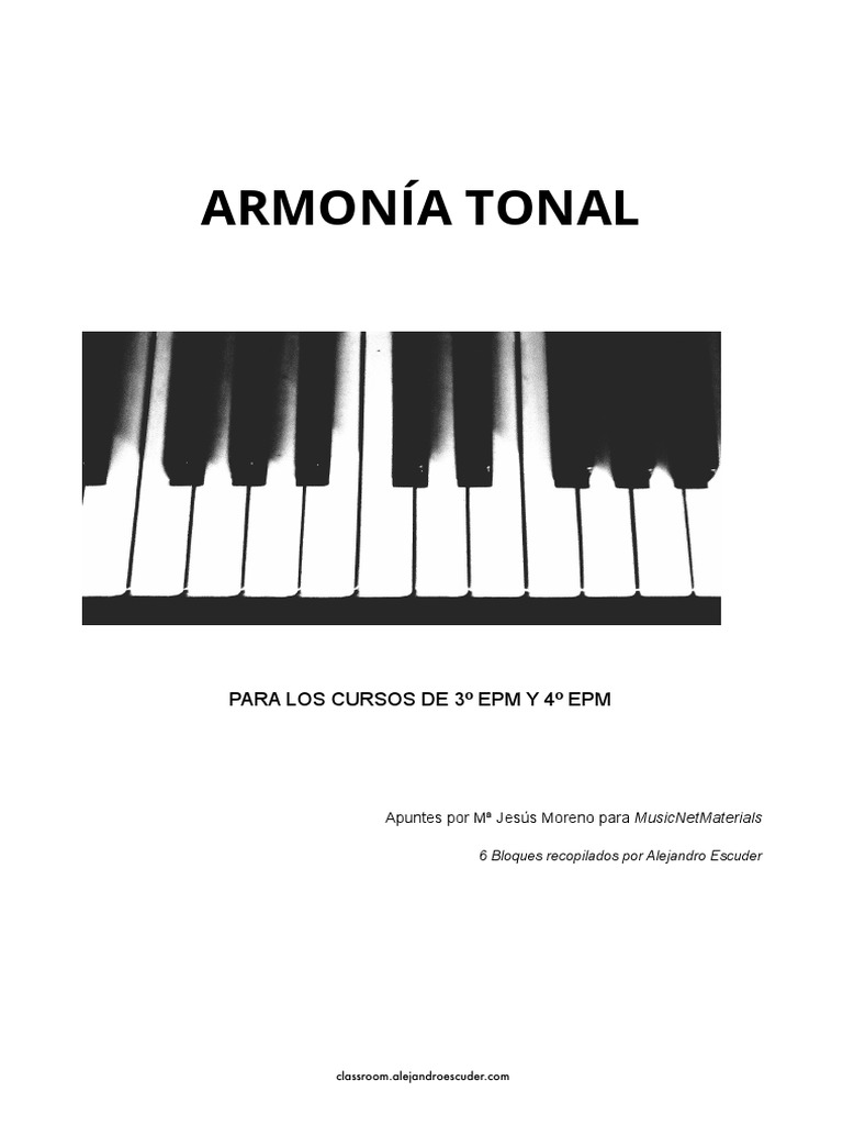 Armonia - MusicNetMaterials 1 | PDF | Acorde (Música) | Escala (música)