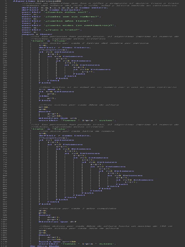 Algoritmos Con Cadena | PDF