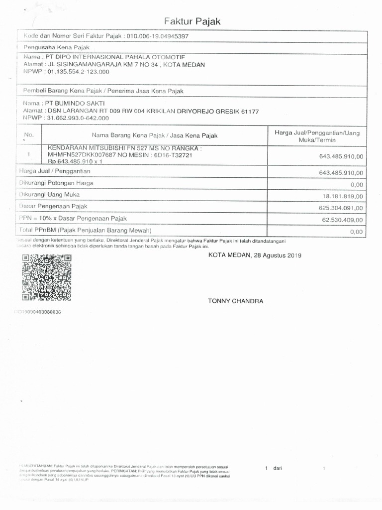 Invoice ALAT | PDF
