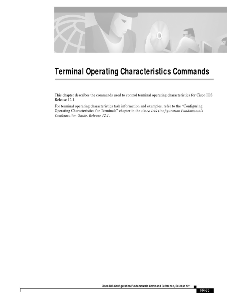 Terminal Operatimg Characteristics Pdf Command Line Interface Computer Terminal
