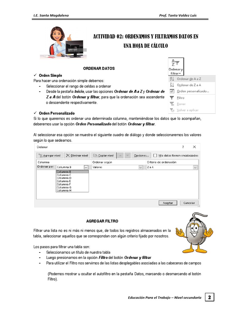 02 Act Excel Filtros Practica | PDF
