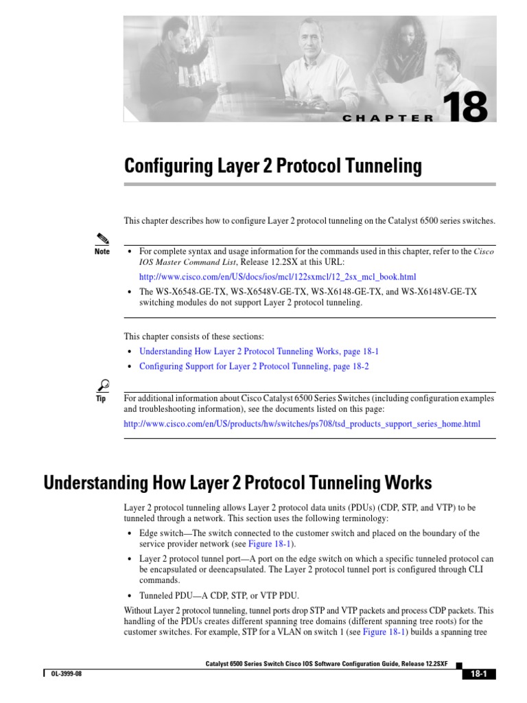 Understanding How Layer 2 Protocol Tunneling Works | PDF | Network Switch | Data Transmission
