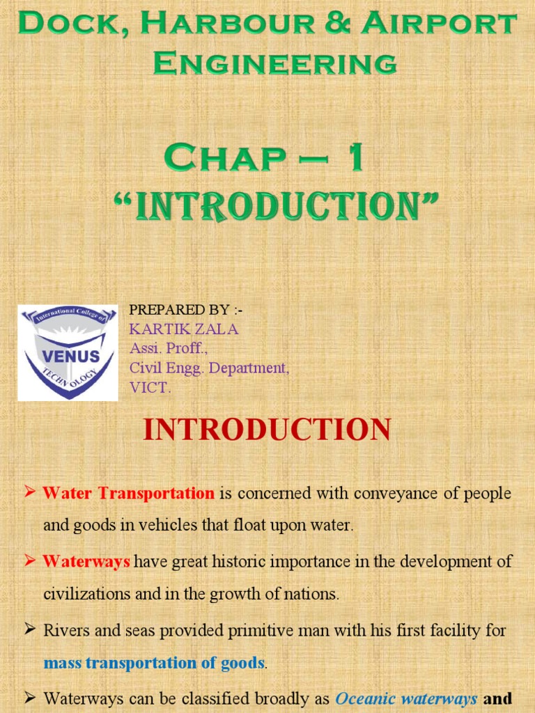 Chapter - 1. Introduction | PDF | Transport | Water