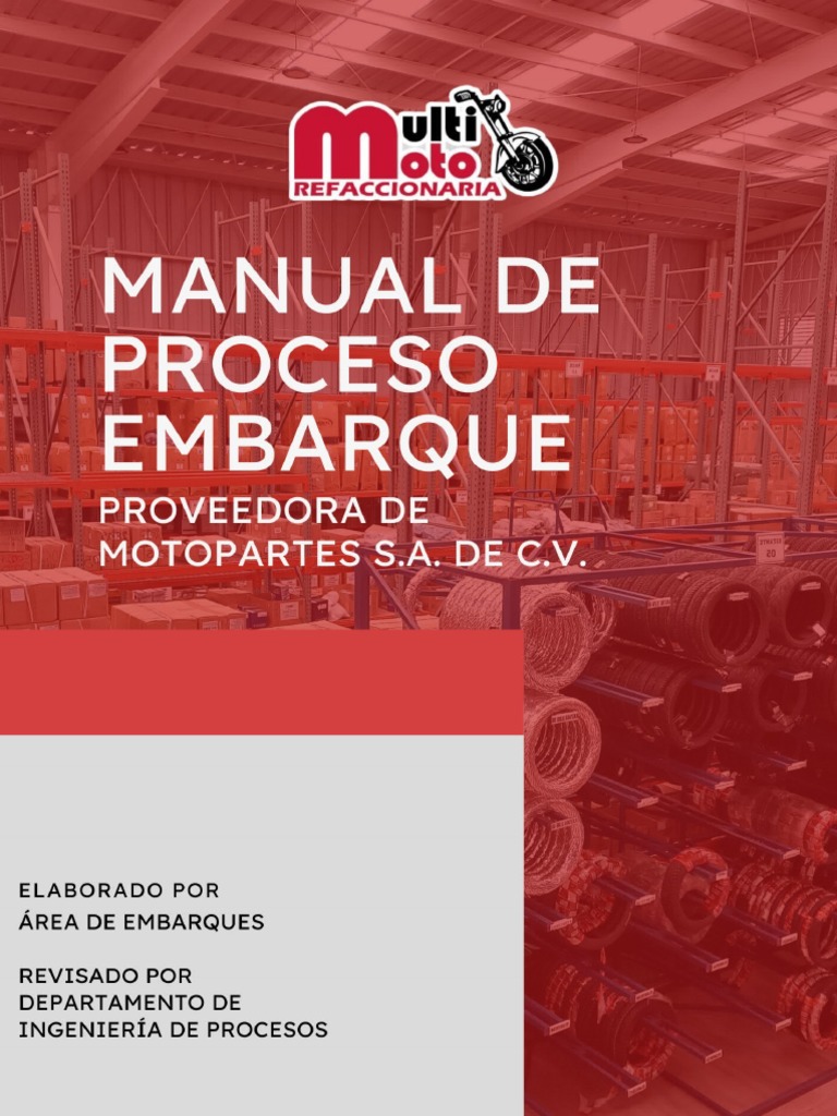 Autorrecuperación de Manual de Embarques | PDF | Logística | Business