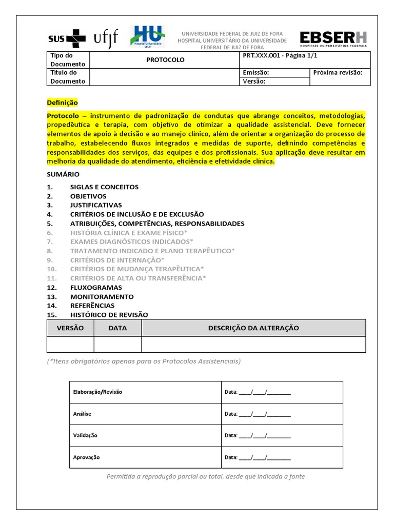 Modelo Protocolo | PDF