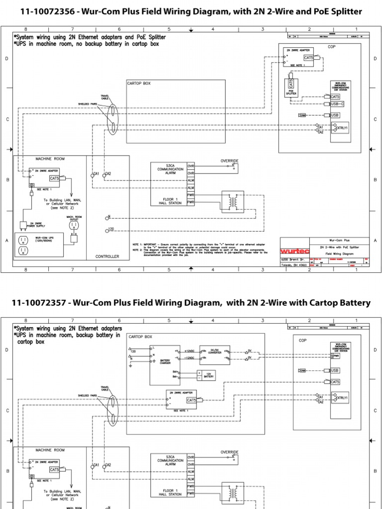 Field Wiring Diagrams - WUR-COM | PDF