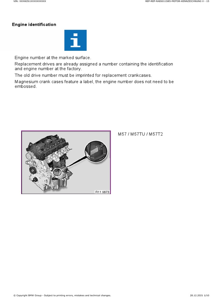 Engine Identification | Download Free PDF | Luxury Vehicles | Engines