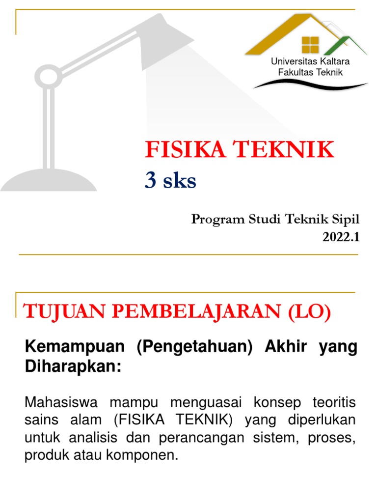 Fisika Teknik untuk Teknik Sipil | PDF