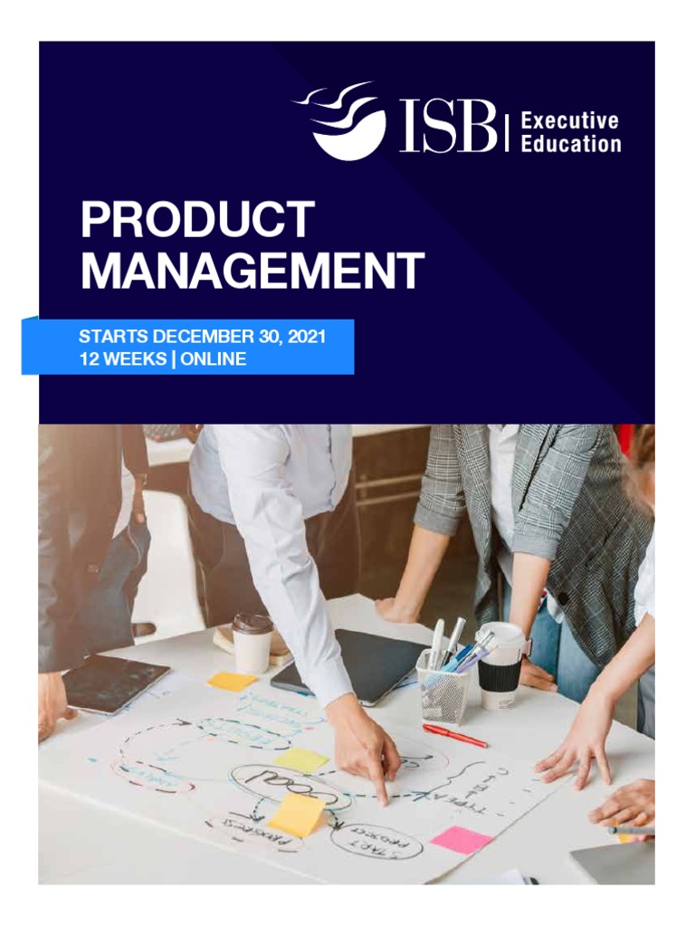 Isb PM Brochure | PDF | Strategic Management | Brand