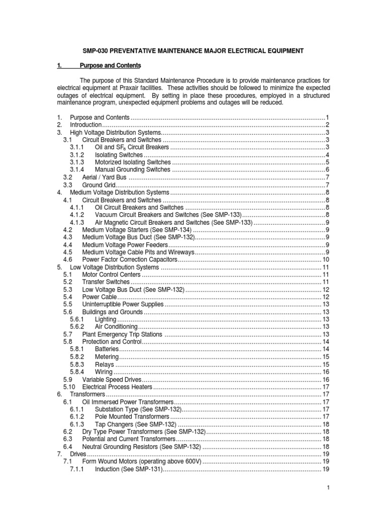 SMP-030 - Copia2 | PDF | Switch | Electrical Substation