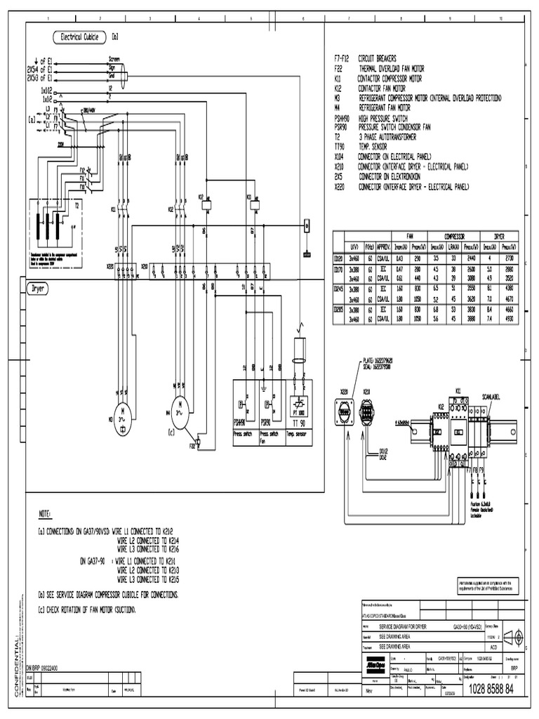 Diagrama Eletrico - Ga 37 - 55 VSD - Yd - VSD - 2009 | PDF