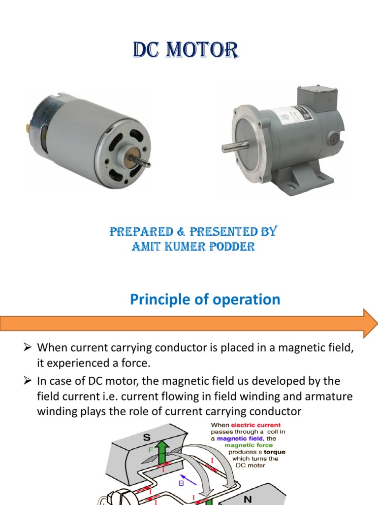 DC Motor | PDF | Electric Motor | Electromagnetic Induction