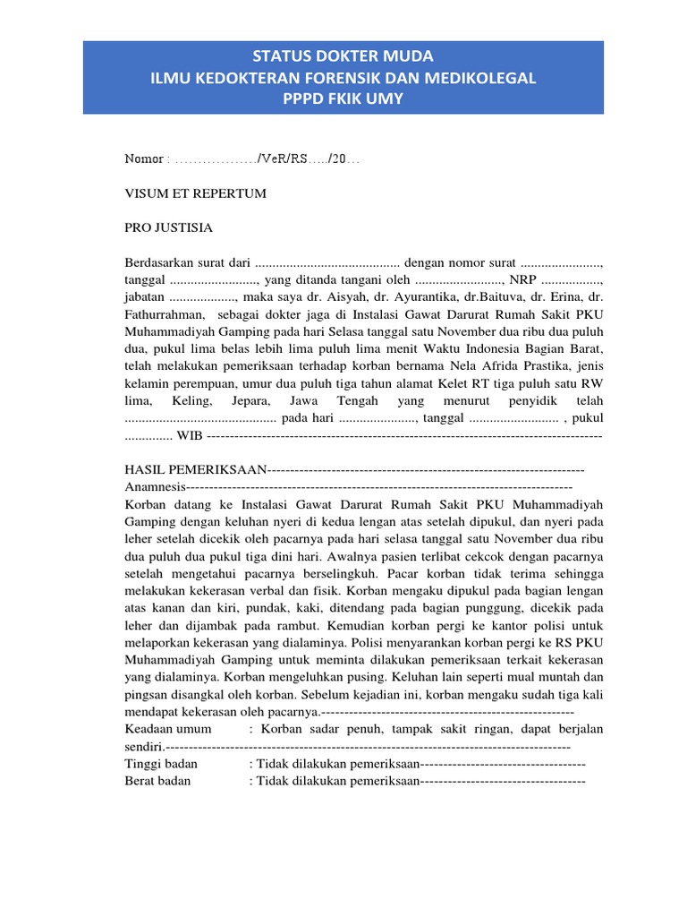 Status DM Forensik | PDF