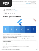 Flutter Firebase Cheat Sheet | PDF | Computer Engineering | Computing