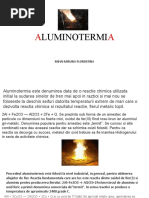 Aluminotermia | PDF