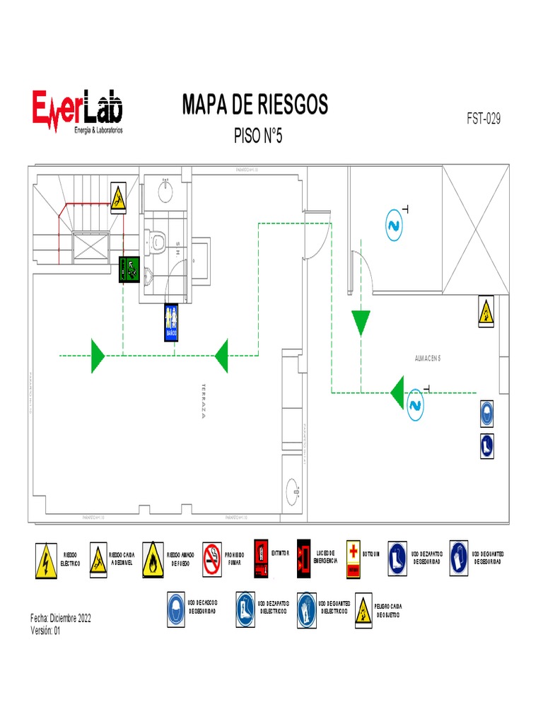 Mapa de Riesgo Piso 5 | PDF