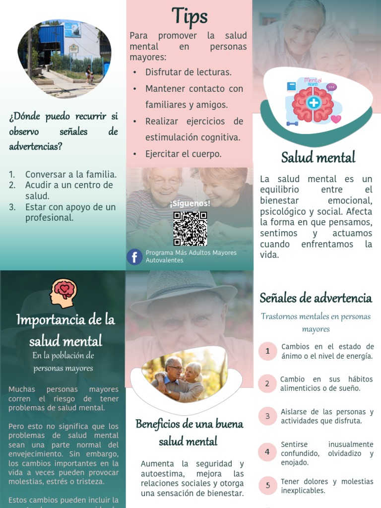 Triptico | PDF | Salud mental | Adultos