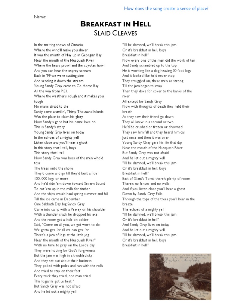 Breakfast in Hell - Slaid Cleaves | PDF