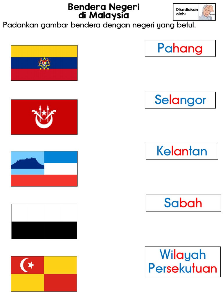 Latihan Bendera Dan Negeri | PDF