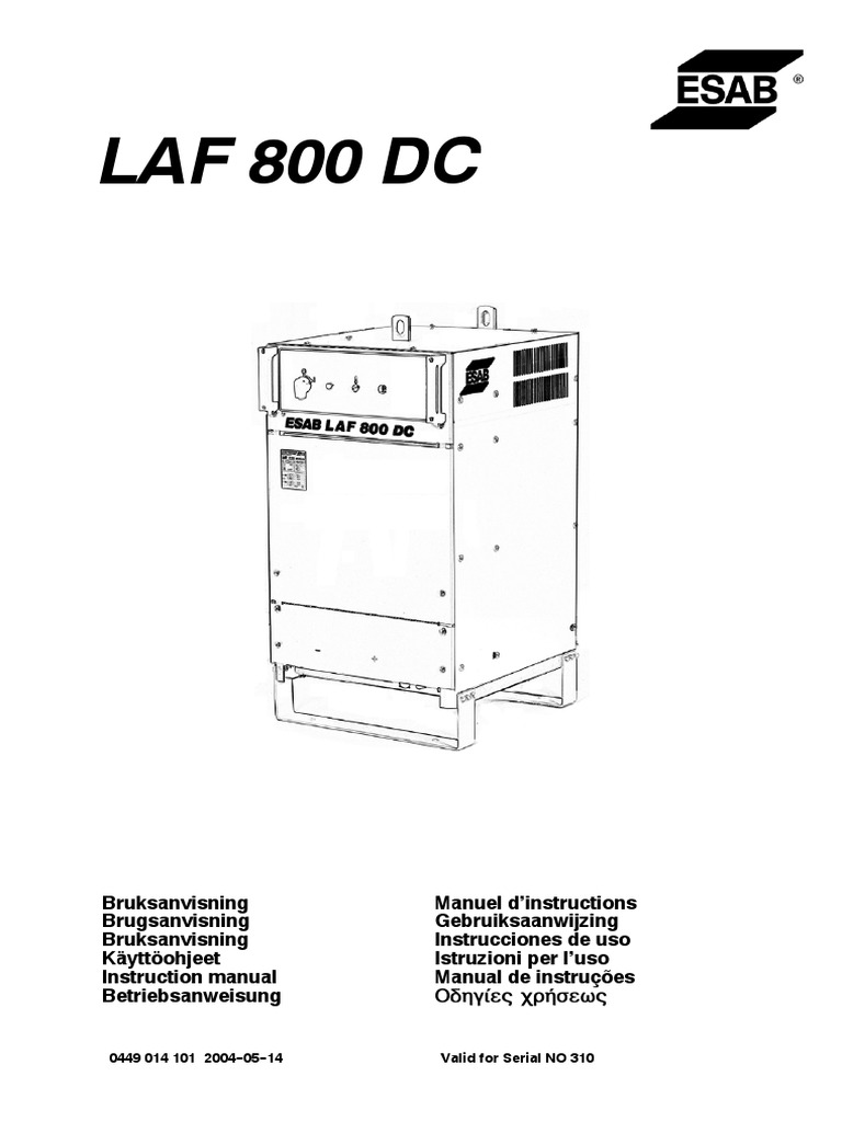 LAF 800 DC Instalation | PDF